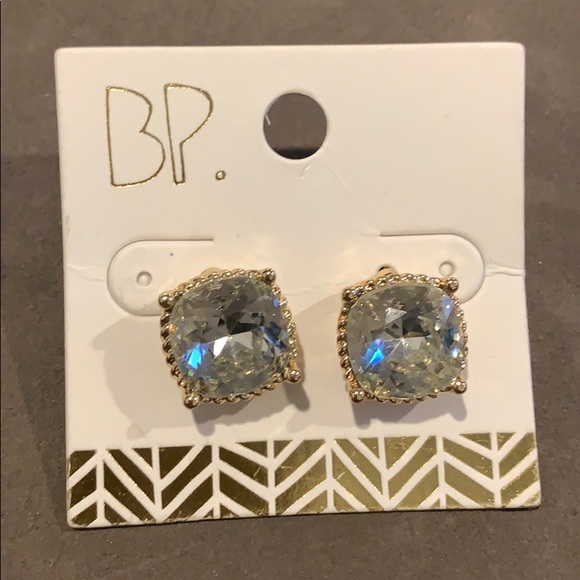 bp | Jewelry | Bp Crystal Stud Earrings New With Tag | Poshmark